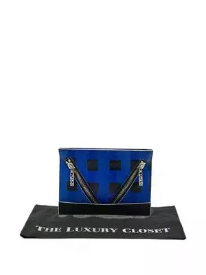 Kenzo Kalifornia Python-embossed Clutch Bag