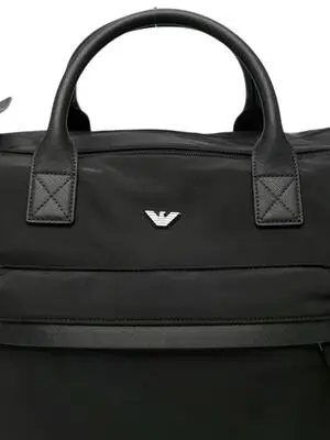 Emporio Armani Logo-plaque Holdall - Black