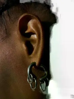 PANCONESI Helix Hoop Earrings - Silver