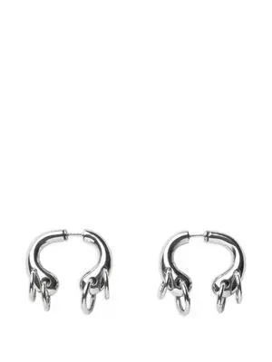 PANCONESI Helix Hoop Earrings - Silver