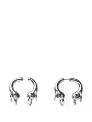 PANCONESI Helix Hoop Earrings - Silver