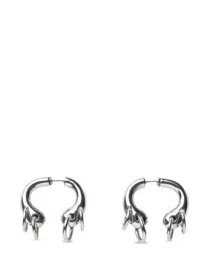 PANCONESI Helix Hoop Earrings - Silver