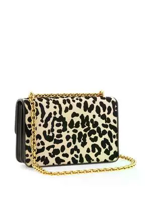 Valentino Garavani Vlogo Signature Leopard-print Shoulder Bag - Neutrals
