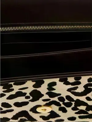Valentino Garavani Vlogo Signature Leopard-print Shoulder Bag - Neutrals
