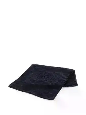 Chrome Hearts Patterned Bath Towel - Black