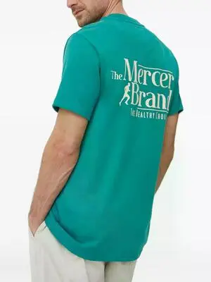 THE MERCER BRAND Crewneck T-shirt With Logo Detail