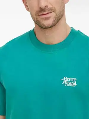 THE MERCER BRAND Crewneck T-shirt With Logo Detail