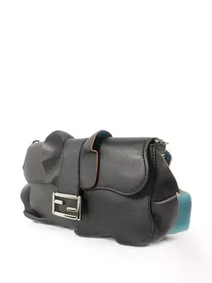Fendi Baguette Shoulder Bag With Ruffled Detailing