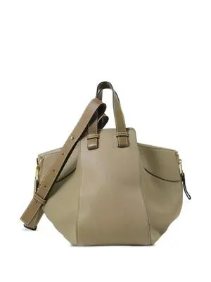 Loewe Hammock Leather Shoulder Bag - Neutrals