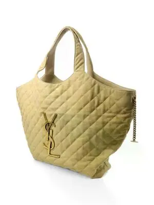 Saint Laurent Icare Quilted Lambskin Tote Bag