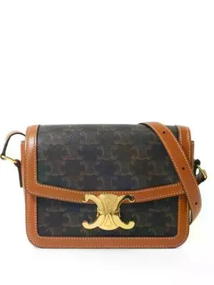 Celine Triomphe Shoulder Bag - Brown