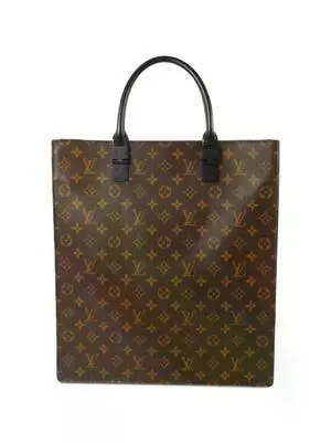 LOUIS VUITTON Sac Plat Monogram Tote Bag