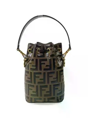 Fendi Mini Mon Tresor Bucket Bag - Brown