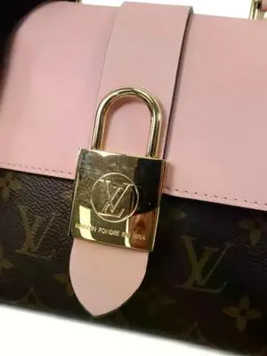 LOUIS VUITTON Monogram Bb Locky Shoulder Bag - Brown
