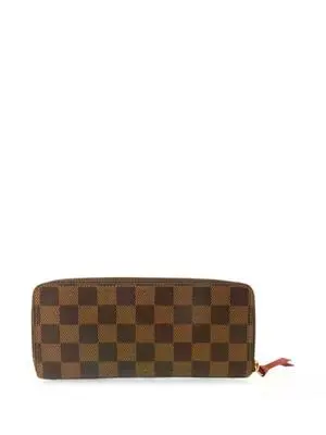 LOUIS VUITTON Damier Ebene Clemence Wallet