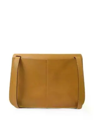 Hermès Halzan 25 Leather Tote Bag - Brown