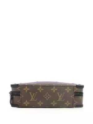 LOUIS VUITTON Monogram Macassar Handle Soft Trunk Shoulder Bag