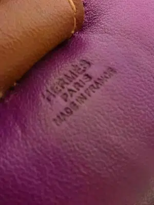 Hermès Rodeo Pm Horse Bag Charm - Purple