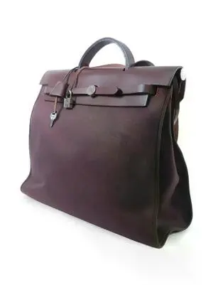Hermès Hermès Herbag GM Two-Way Handbag Red