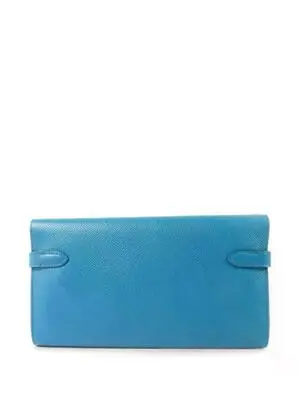 Hermès Kelly Epsom Wallet - Blue