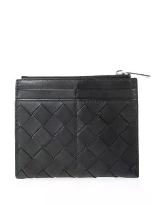 Bottega Veneta Intrecciato Card Case - Black