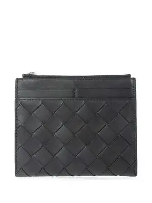 Bottega Veneta Intrecciato Card Case - Black