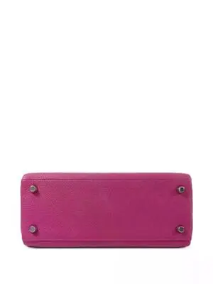 Hermès 25 Kelly Two-way Handbag In Togo Leather - Pink