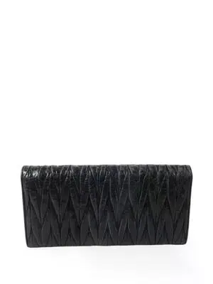 Miu Miu Matelassé Leather Wallet