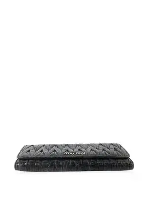 Miu Miu Matelassé Leather Wallet