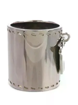 Hermès Tone Stainless Steel Horse Charm Scarf Ring