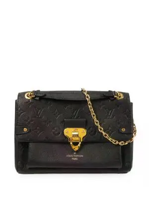 LOUIS VUITTON Pm Vavin Monogram Empreinte Shoulder Bag - Black