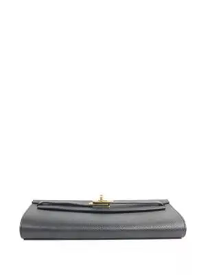 Hermès Kelly To Go Grained Clutch Bag - Black