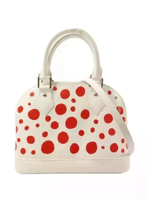 LOUIS VUITTON Alma Epi Leather Shoulder Bag - White