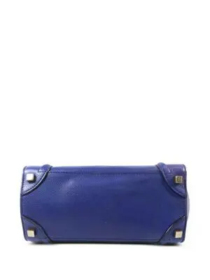 Celine Micro Luggage Tote Bag - Blue
