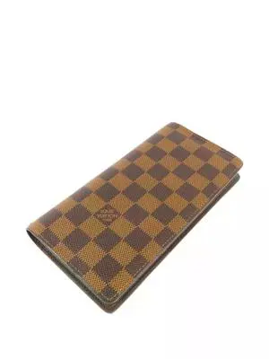 LOUIS VUITTON Damier Portefeuille Brazza Long Wallet