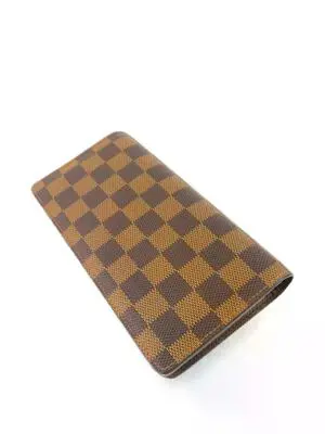 LOUIS VUITTON Damier Portefeuille Brazza Long Wallet