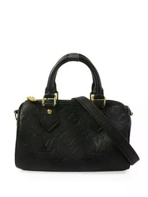 LOUIS VUITTON 2022 Small Empreinte Nano Speedy Monogram Shoulder Bag