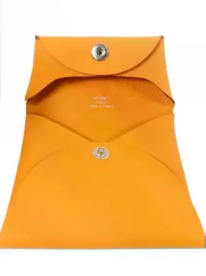 Hermès Bastia Epsom Coin Case - Orange