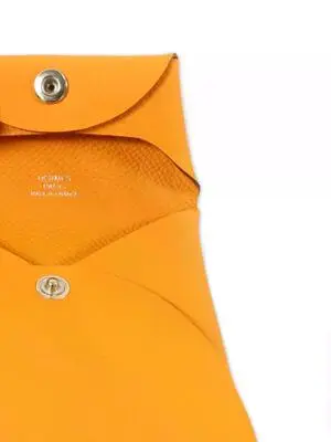 Hermès Bastia Epsom Coin Case - Orange