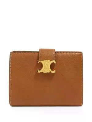 Celine Medium Triomphe Strap Wallet - Brown