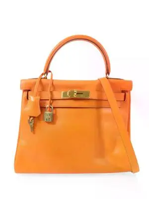 Hermès 28 Kelly Tote Bag - Orange