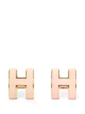 Hermès Mini Pop H Earrings - Gold