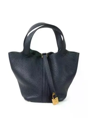 Hermès 2022 Picotin Lock Pm Mini Tote Bag - Blue