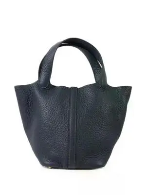 Hermès 2022 Picotin Lock Pm Mini Tote Bag - Blue