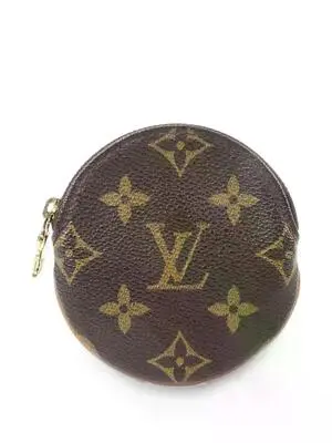 LOUIS VUITTON Monogram-embossed Coin Case - Brown