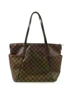 LOUIS VUITTON Totally Damier Ebene Canvas Mm Tote Bag - Brown