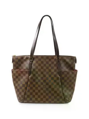 LOUIS VUITTON Totally Damier Ebene Canvas Mm Tote Bag - Brown