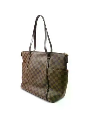 LOUIS VUITTON Totally Damier Ebene Canvas Mm Tote Bag - Brown