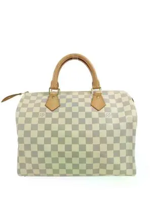 LOUIS VUITTON 30 Speedy Damier Azur Tote Bag - Neutrals