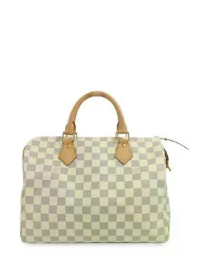 LOUIS VUITTON Speedy Damier Azur Tote Bag - Neutrals